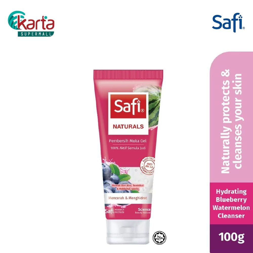 Safi Naturals Brightening & Hydrating Facial Cleanser 100g - Karta ...