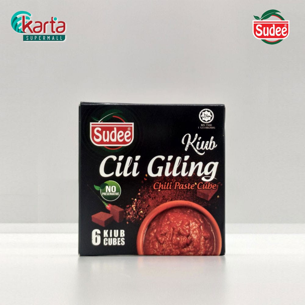 Sudee Cili Giling Cube 54g (Kiub Cili Giling) - Karta Supermall