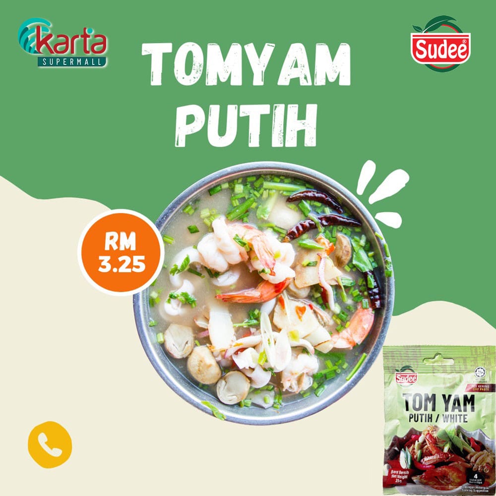 Sudee White Tom Yam Paste 35g - Karta Supermall