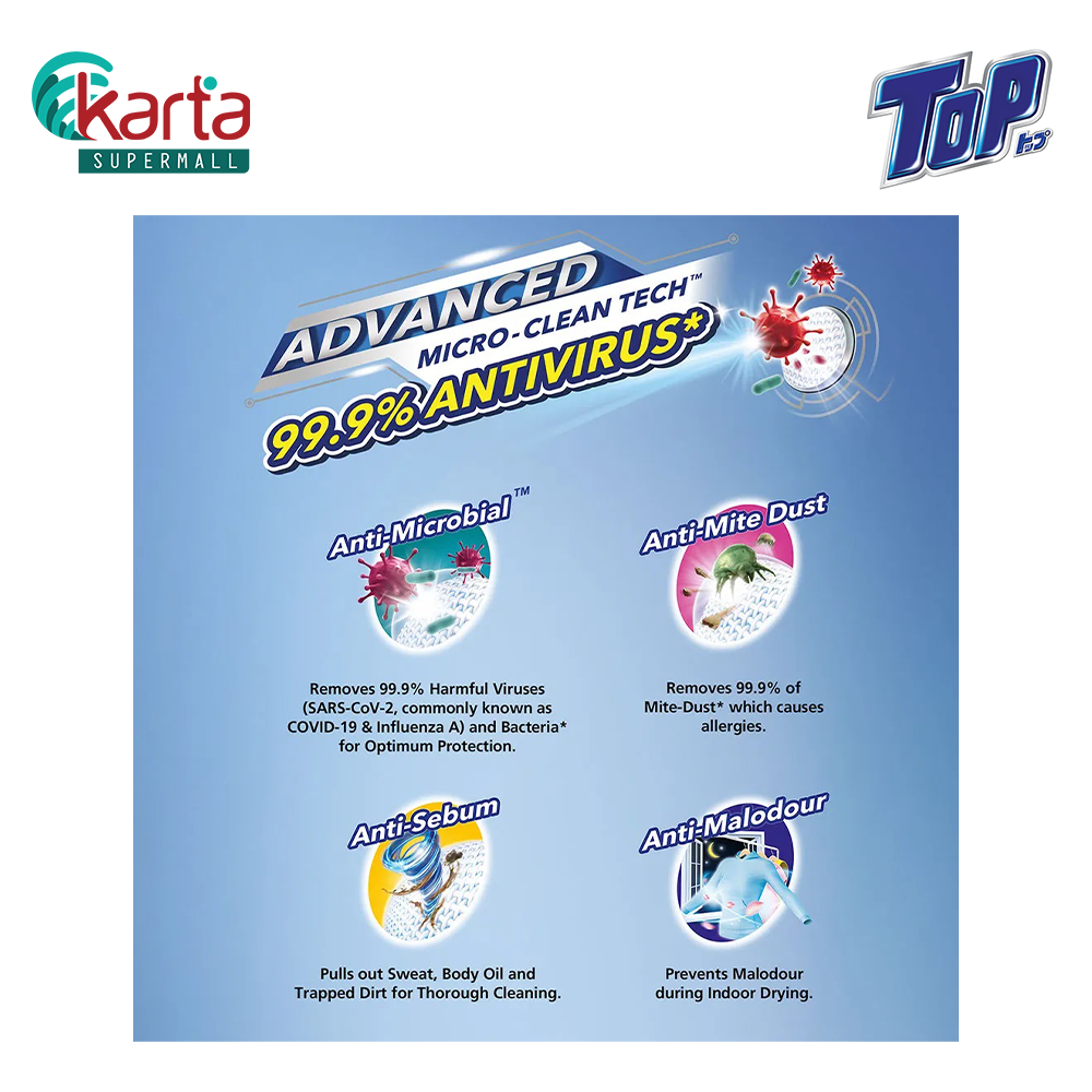 Top Powder Detergent Magical Infusion 2.1KG - Karta Supermall