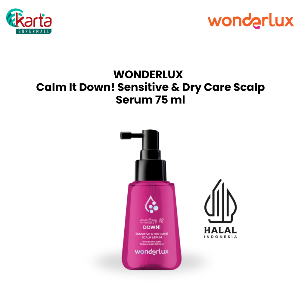 WONDERLUX Sensitive & Dry Care Scalp Serum 75ml (Calm It Down!) - Karta ...