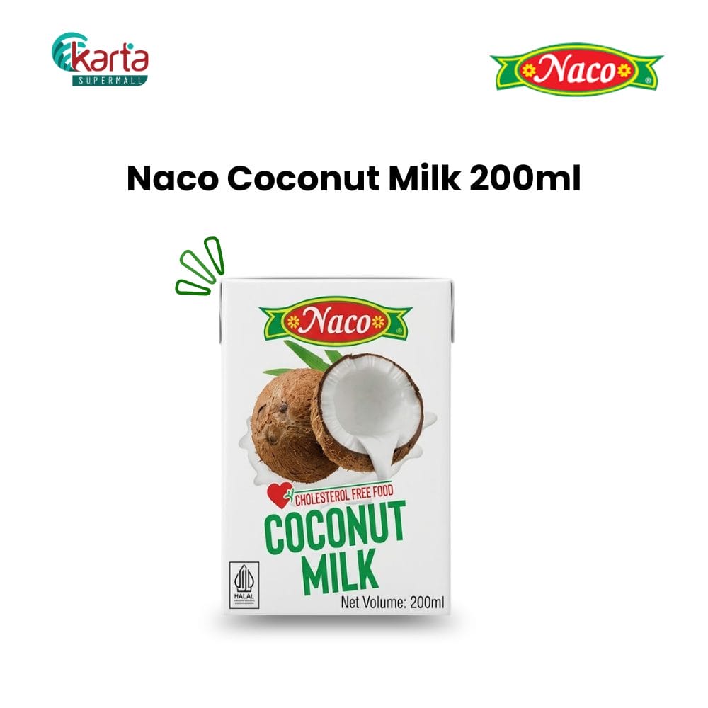 Naco Coconut Milk 200ml - Karta Supermall