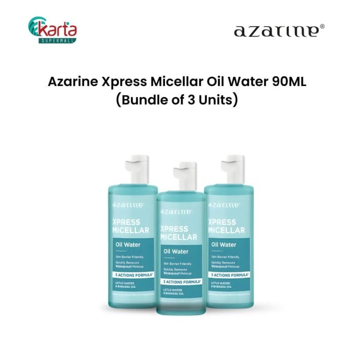 Azarine Xpress Micellar Oil Water 90ML (Bundle of 3 Units) - Karta ...