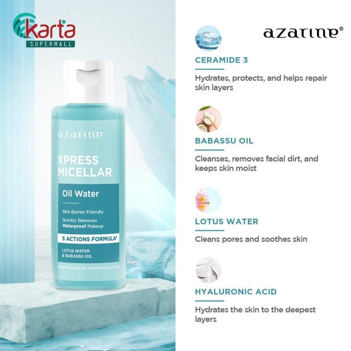 Azarine Xpress Micellar Oil Water 90ML (Bundle of 3 Units) - Karta ...